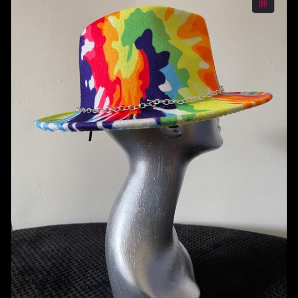 Accessories | Rainbow Swirl Fedora | Poshmark